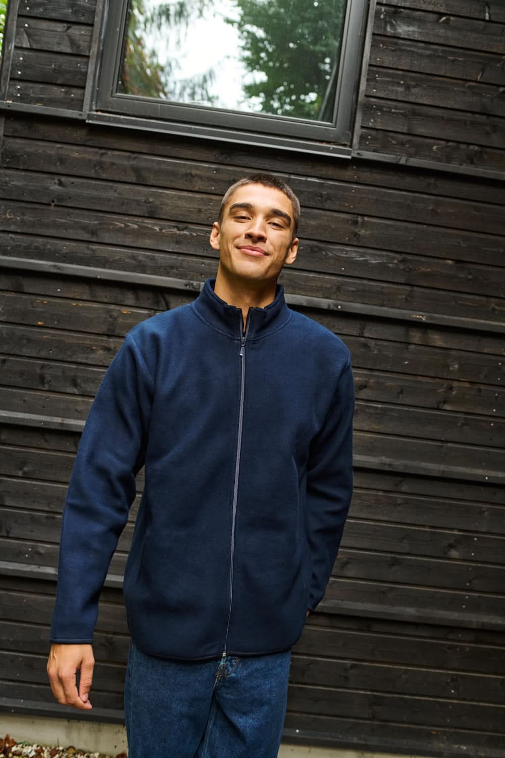 R73601 RECYCLED FLEECE JACKET – Neutral